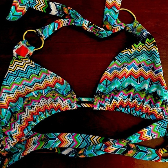 Jessica Simpson | Swim | Jessica Simpson Multicolor Aztec Print ...